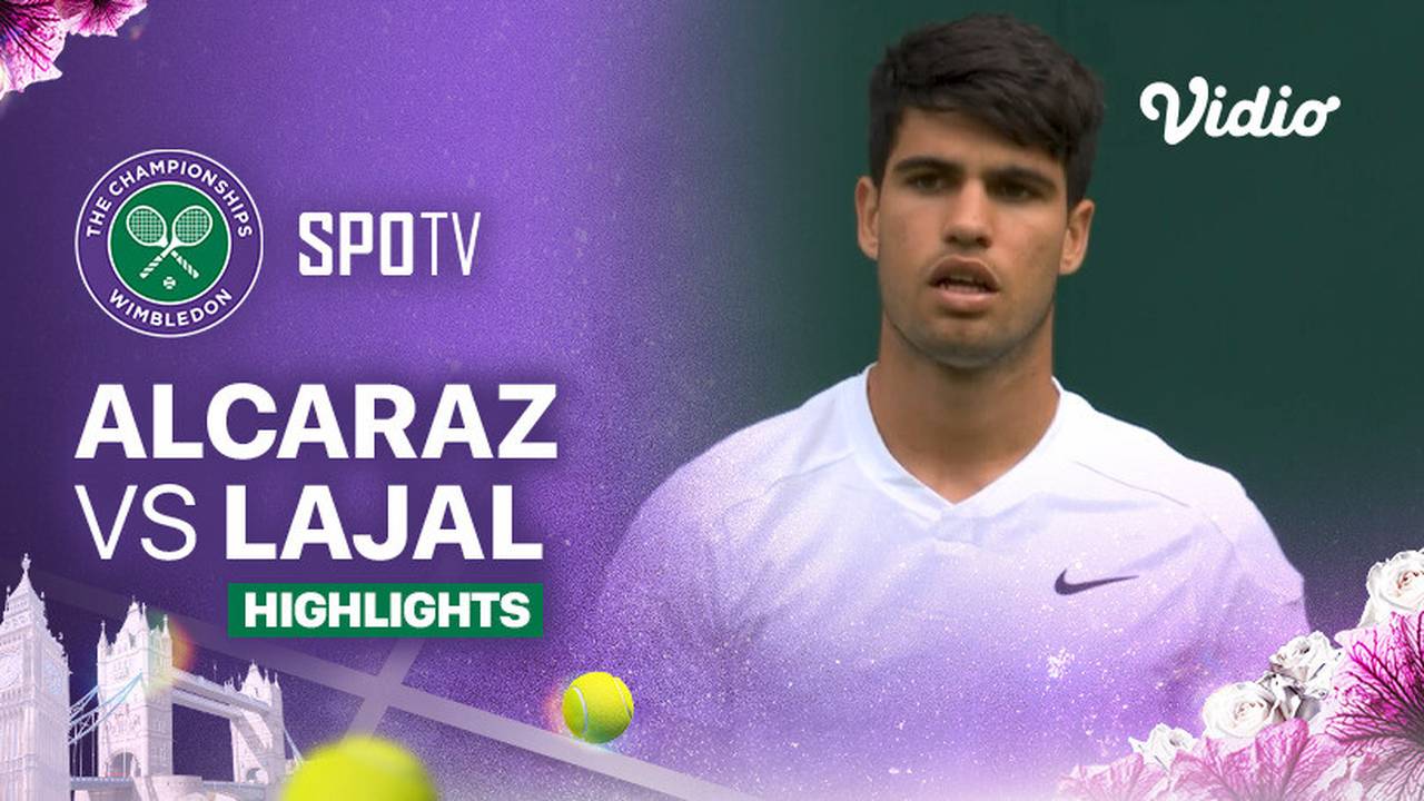 C. Alcaraz (ESP) vs M. Lajal (EST) - Highlights | Wimbledon 2024 ...