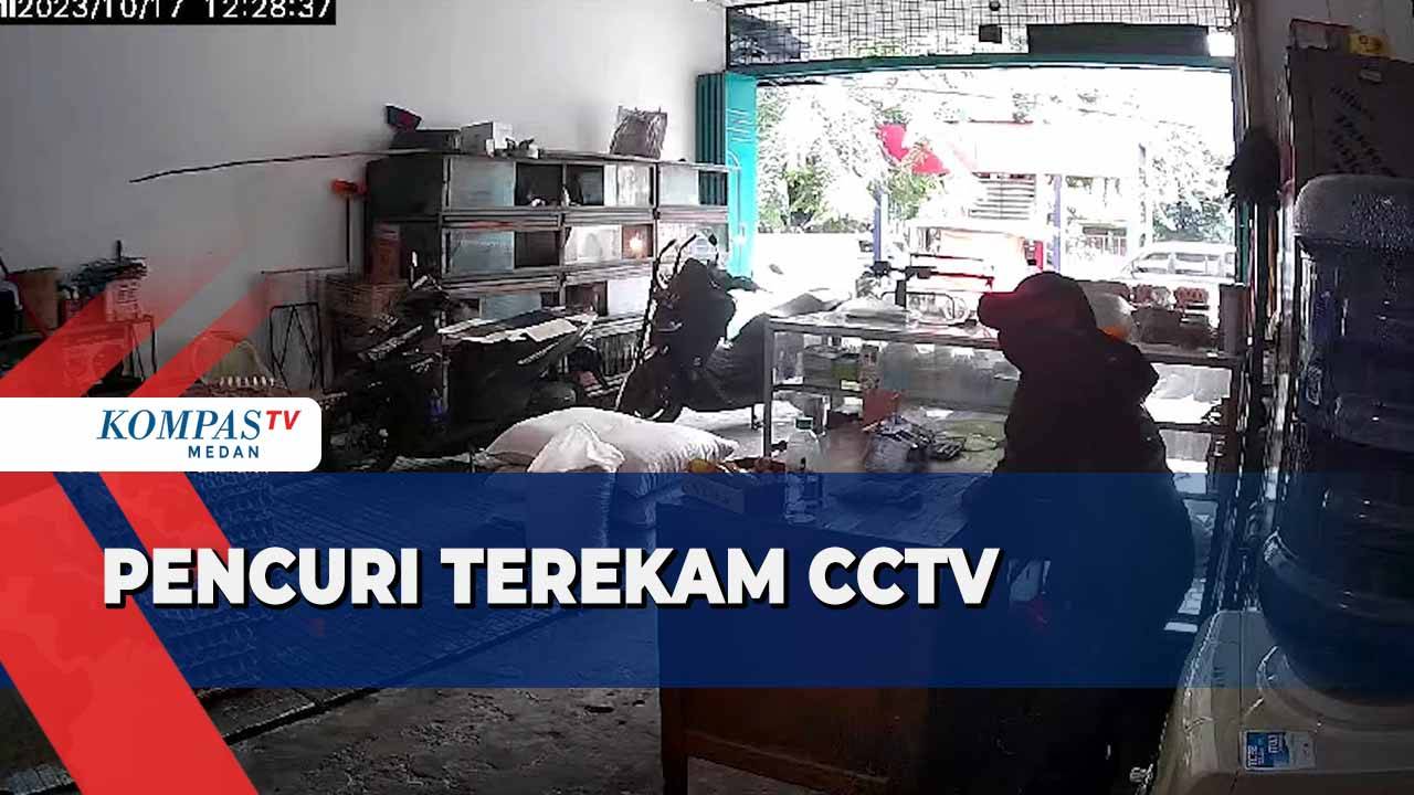 Detik-detik Pencuri Toko Pakan Ternak di Medan Beraksi - Kompas TV | Vidio