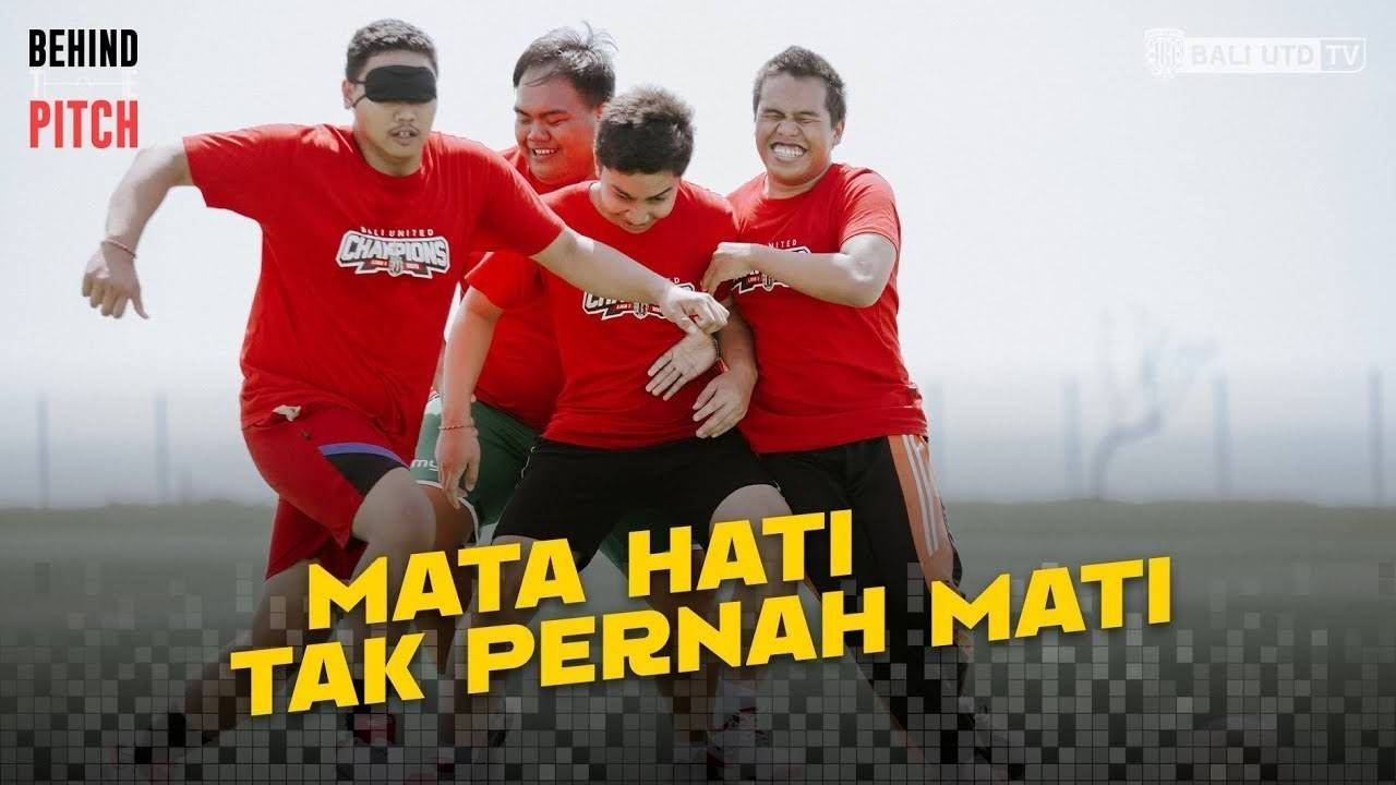 RAHMAT & RIDHO Main Blind Football Bareng Blind Semeton Dewata | Behind ...