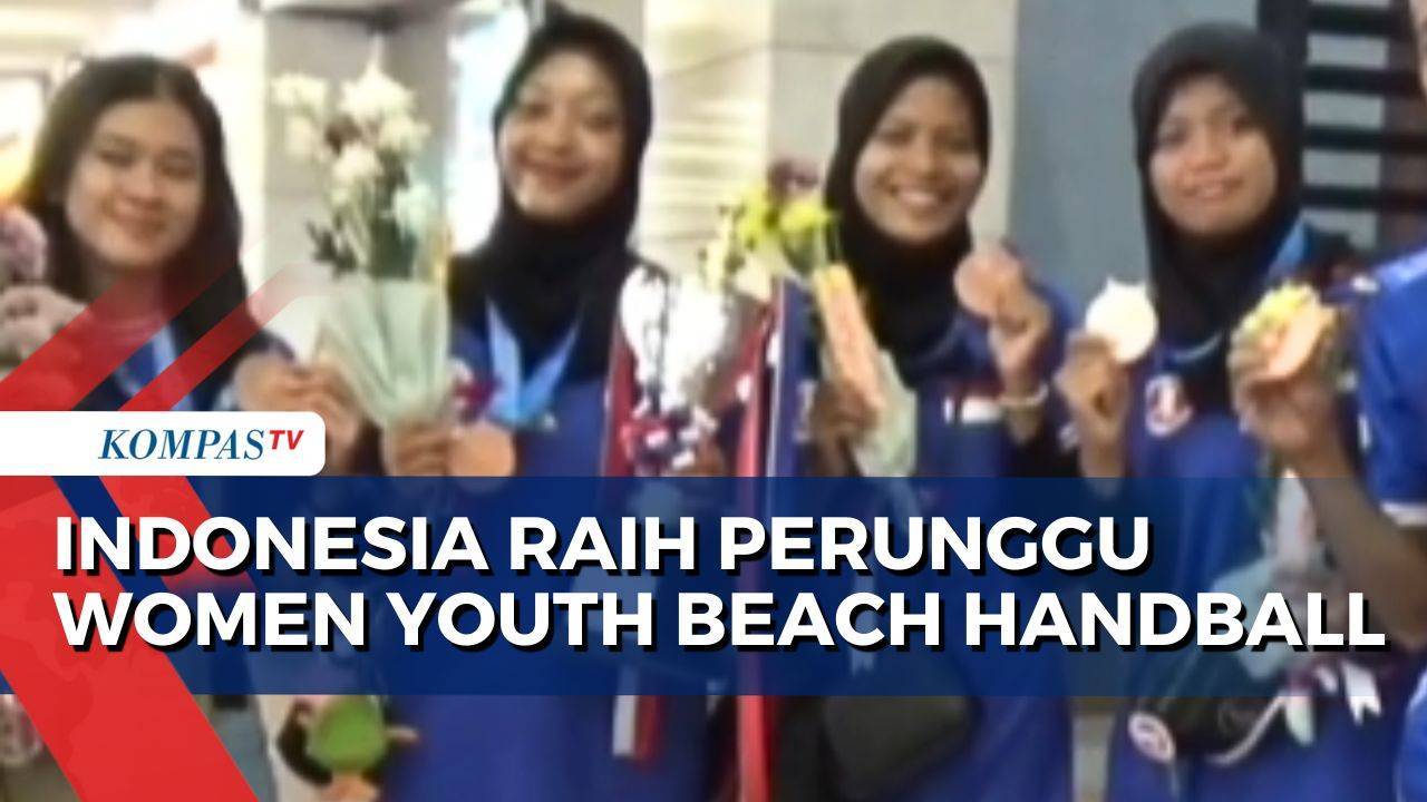 Meski Minim Persiapan, Atlet Beach Handball Junior Putri Indonesia ...
