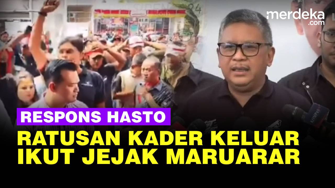 Respons Sekjen PDIP Hasto, Ratusan Kader Muda Cabut Ikut Maruarar ...