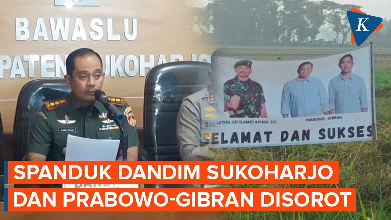 Teka-teki Pemasang Spanduk Bergambar Dandim Sukoharjo dengan Prabowo ...