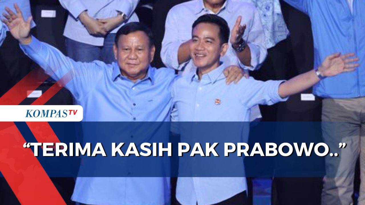 Dihadapan Pendukungnya, Gibran: Terima Kasih Pak Prabowo Sudah Beri Ruang untuk Anak Muda ...