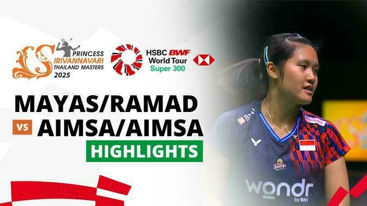 Lanny Tria Mayasari/Siti Fadia Silva Ramadhanti (INA) vs Benyapa Aimsaard/Nuntakarn Aimsaard ...