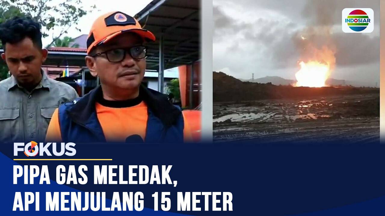 Pipa Gas PGN Meledak Diduga Dipicu Kebocoran Pipa, Kobaran Api ...