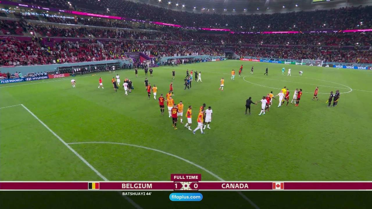 Hasil Akhir Pertandingan Belgium vs Canada | FIFA World Cup Qatar 2022 ...