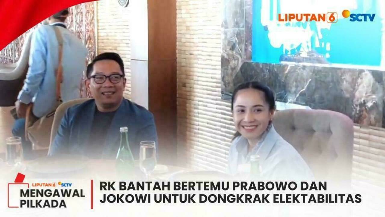 Ridwan Kamil Klaim Elektabilitasnya Tetap Diatas Pramono Anung | Liputan 6 - SCTV | Vidio
