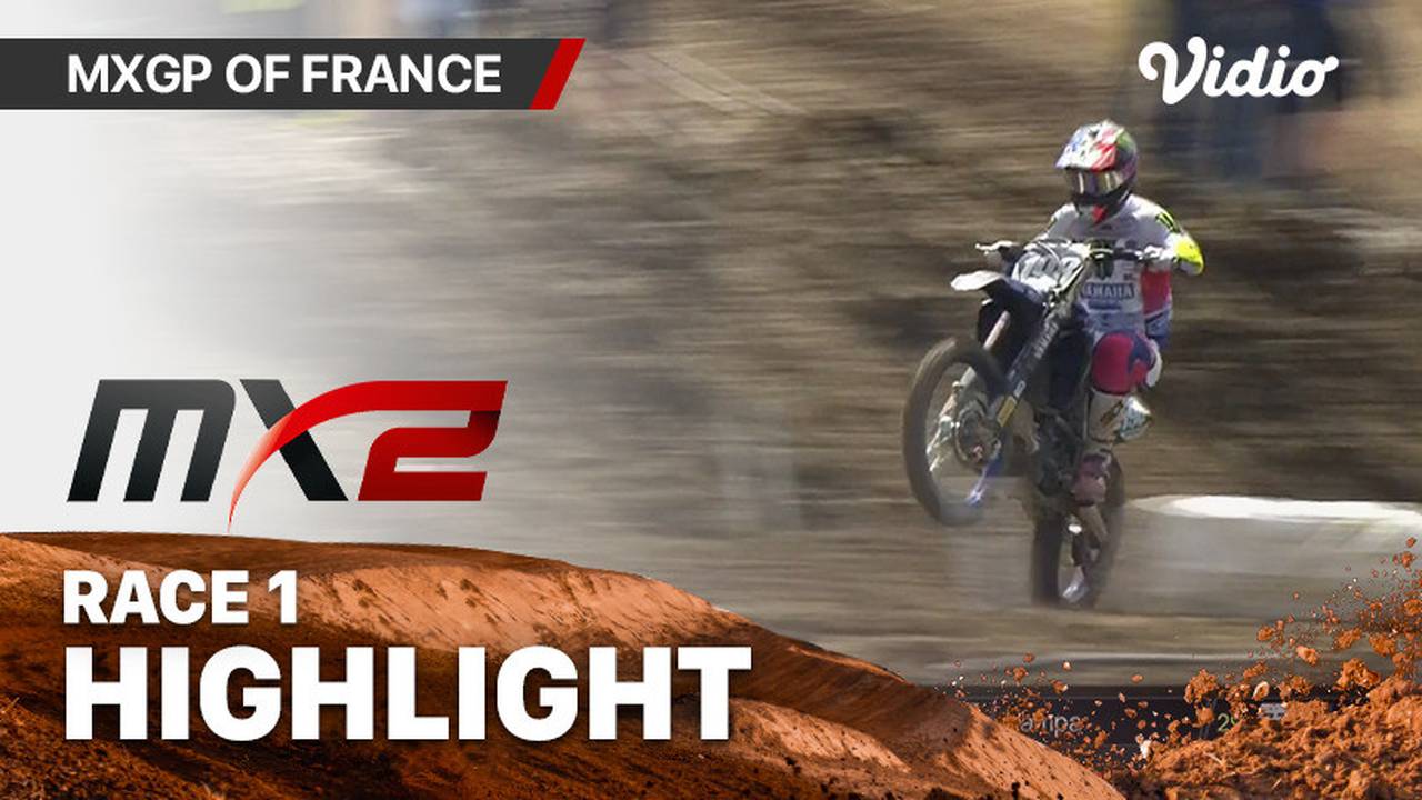 Highlights | Round 7 France: MX2 | Race 1 | MXGP 2023 | Vidio