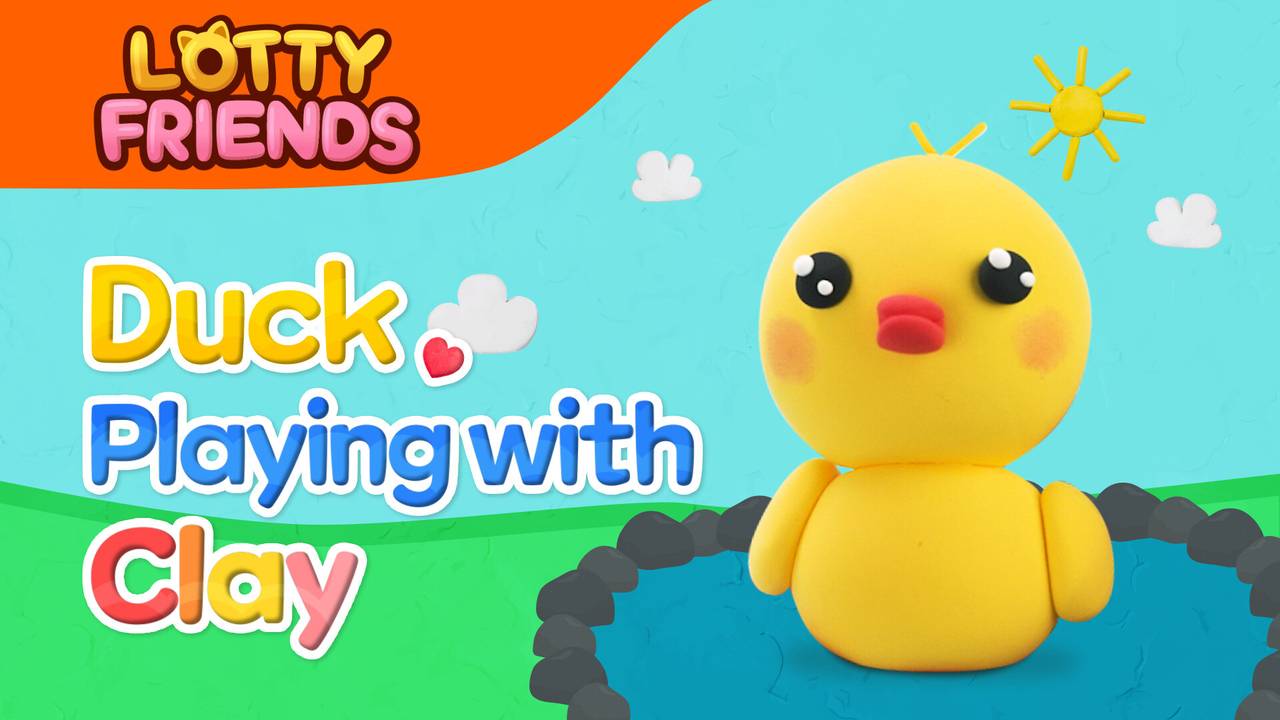 Lotty Friends - Playing with Clay with Lotty Friends - Duck (2024) | Vidio