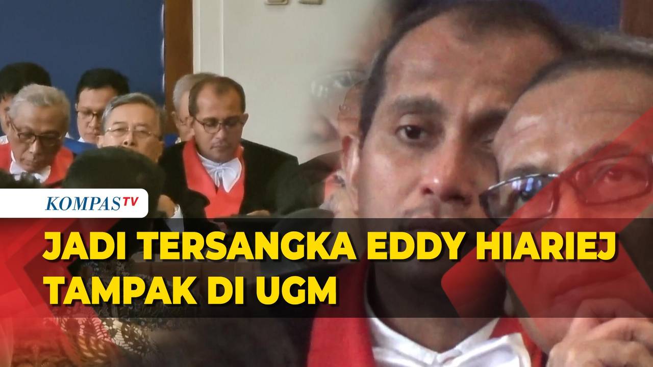 Jadi Tersangka KPK Begini Penampakan Eddy Hiariej di Pengukuhan Guru ...