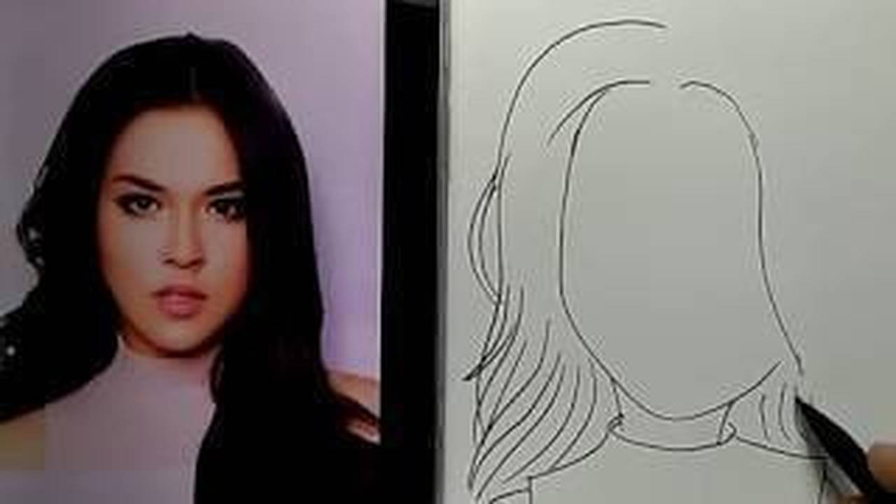 WOW, cara menggambar karikatur RAISA | Vidio