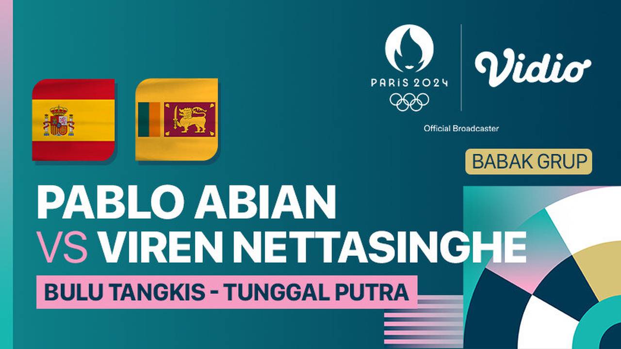Pablo Abian (ESP) vs Viren Nettasinghe (SRI) - Bulu Tangkis Tunggal ...
