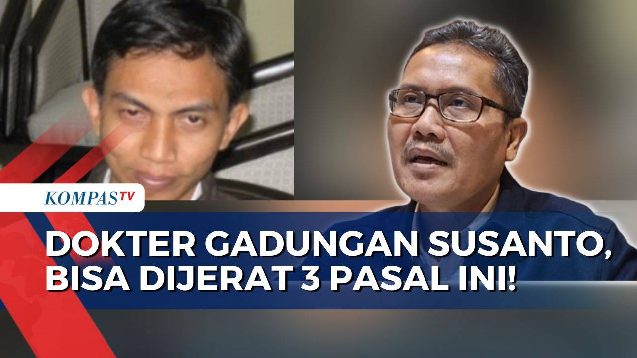 Analisa pelanggaran Dokter Gadungan Susanto, Pakar Hukum Ungkap Hal ini ...