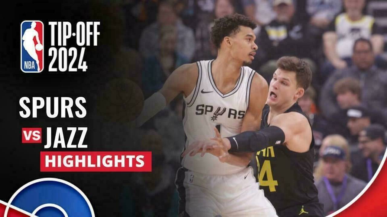 San Antonio Spurs vs Utah Jazz - Highlights | NBA Regular Season 2024/25 | Vidio