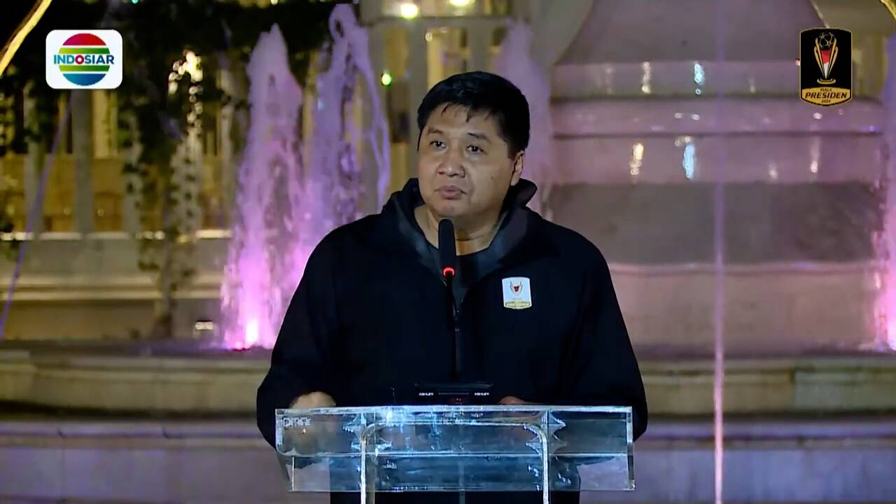 Sambutan Bapak Maruarar Sirait di Press Conference Semifinal Piala ...