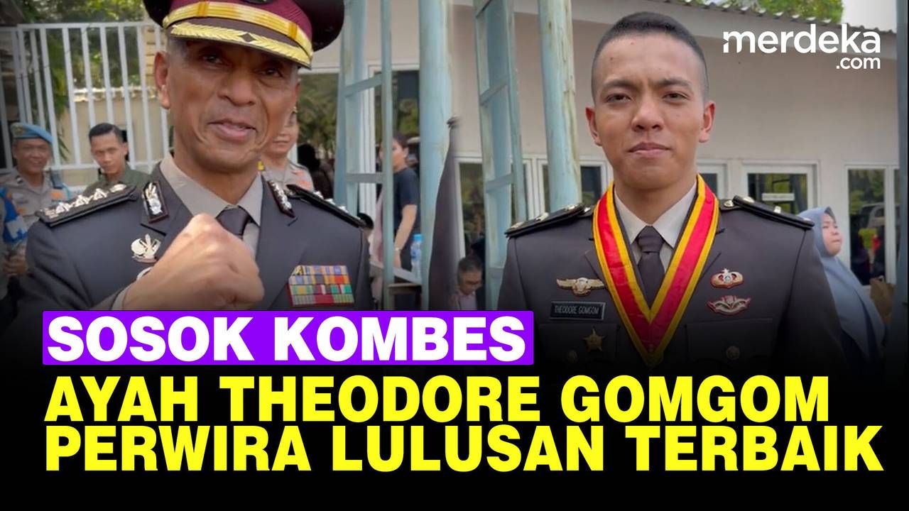 Sosok Kombes Deonijiu Ayah Ipda Theodore Gomgom, Bangga Anak Dinas di Brimob - merdeka | Vidio