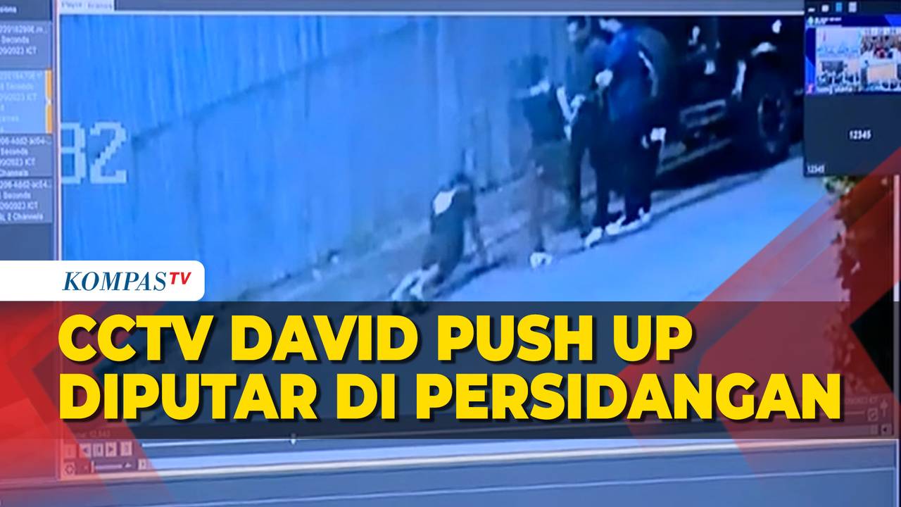 Rekaman CCTV Saat Mario Dandy Minta David Push Up dan Sikap Tobat ...