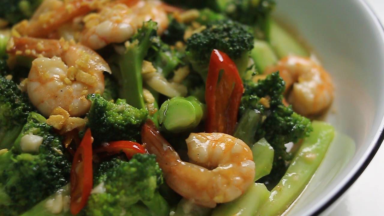 RESEP BROKOLI UDANG SAUS TIRAM