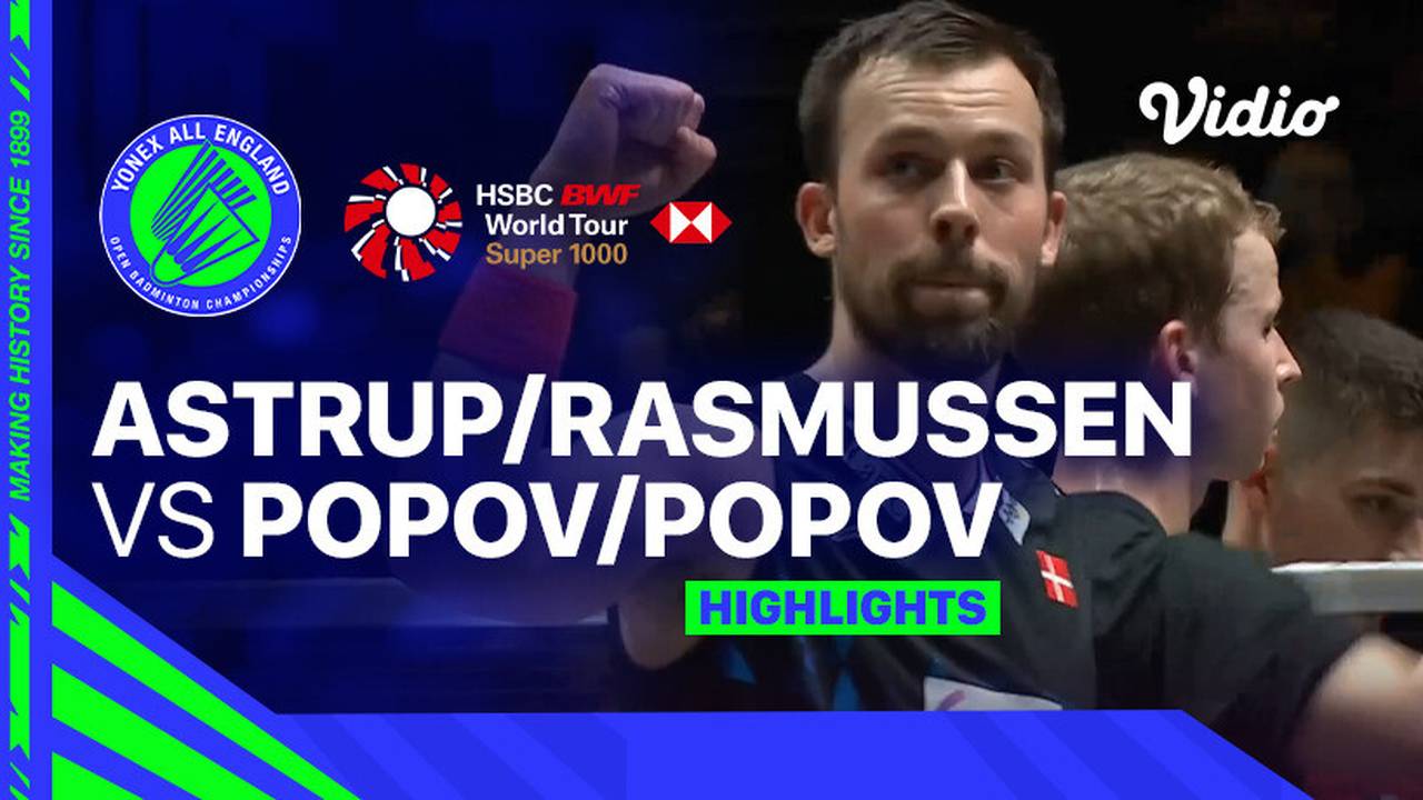 Men’s Doubles: Kim Astrup/Anders Skaarup Rasmussen (DEN) vs Christo ...