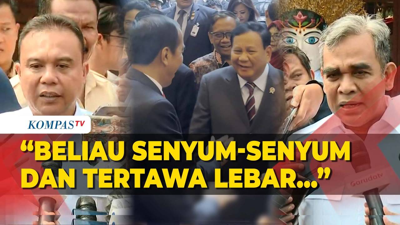 Gerindra Ungkap Prabowo Senyum-Senyum usai Bertemu Empat Mata dengan ...