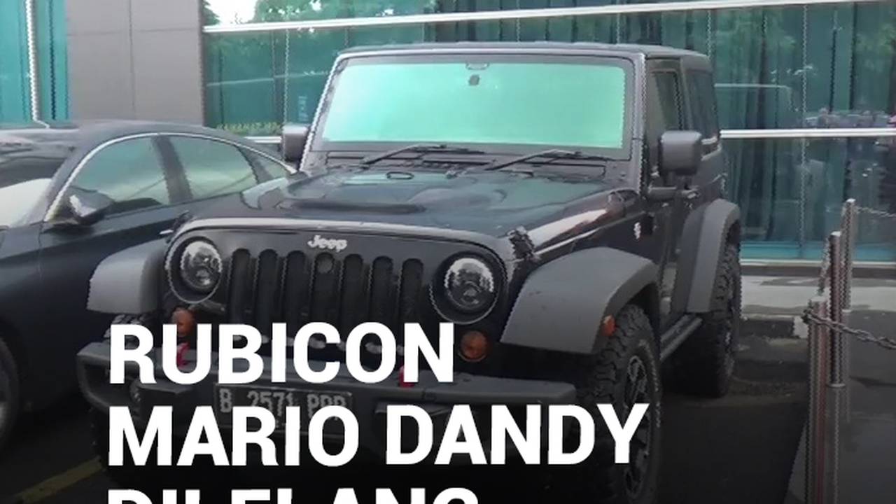Mobil Rubicon Mario Dandy Bakal Dilelang - Shorts