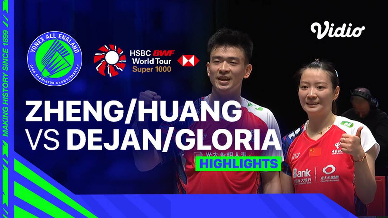 Mixed Doubles: Zheng Si Wei/Huang Ya Qiong (CHN) vs Dejan Ferdiansyah ...