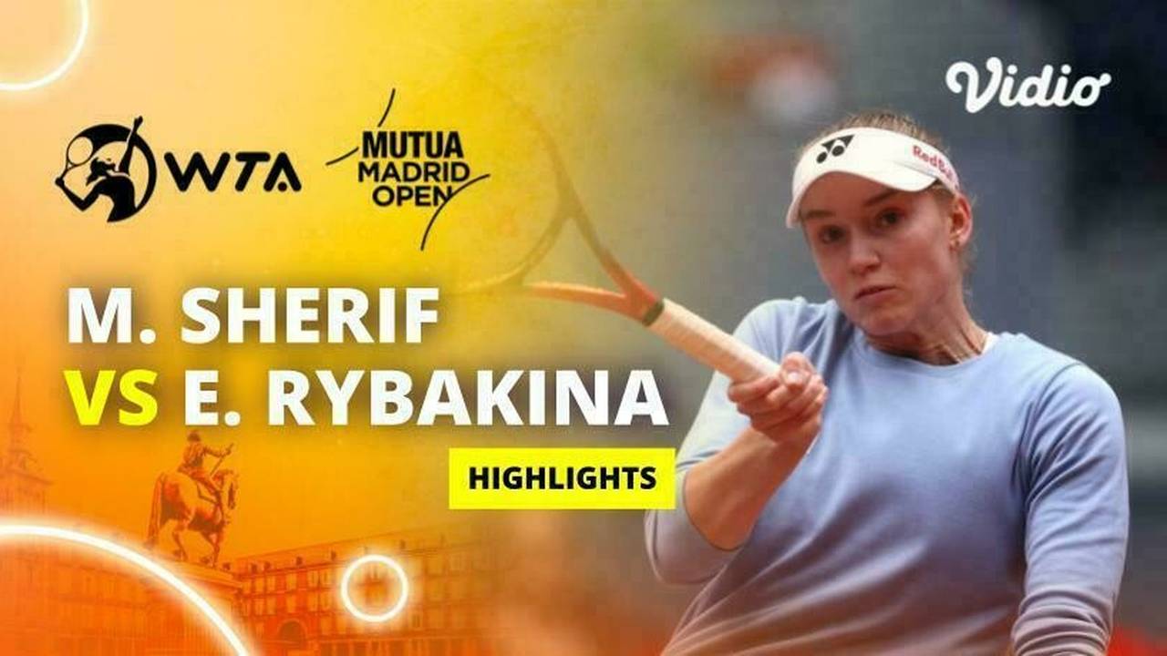 Mayar Sherif vs Elena Rybakina - Highlights | WTA Mutua Madrid Open 2024