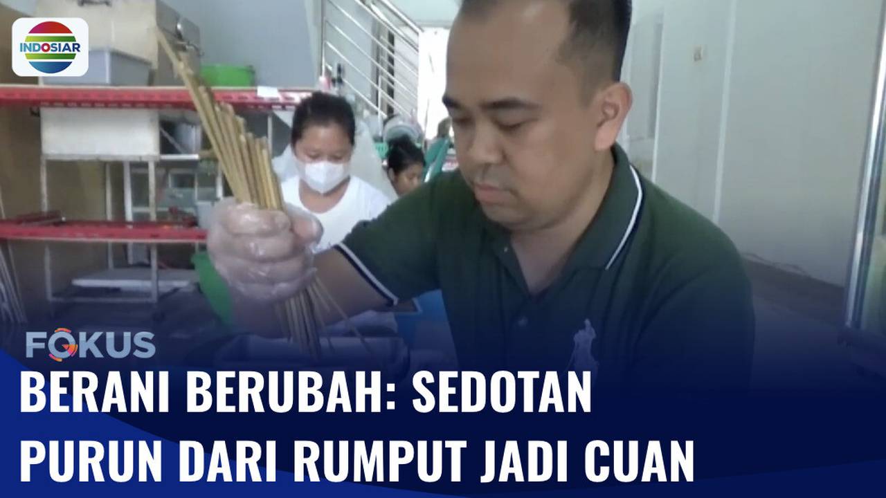 Berani Berubah: Sedotan Purun dari Rumput Jadi Cuan | Fokus - INDOSIAR