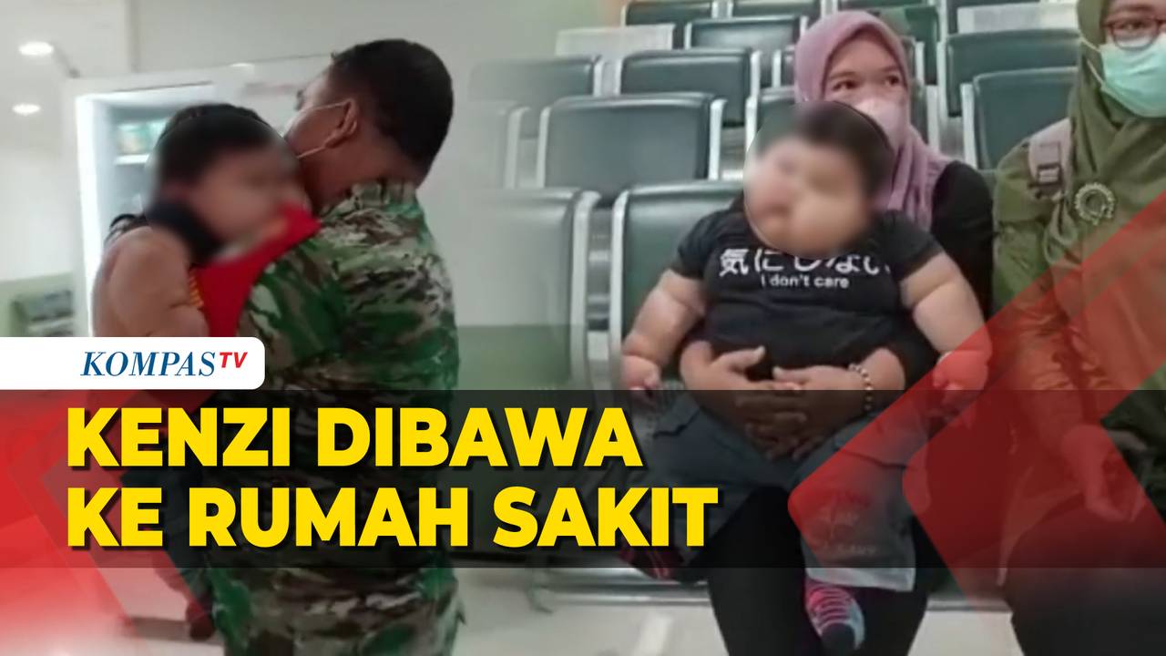 Kenzi Bayi Obesitas Seberat 27 Kilogram Dibawa ke Rumah Sakit untuk ...