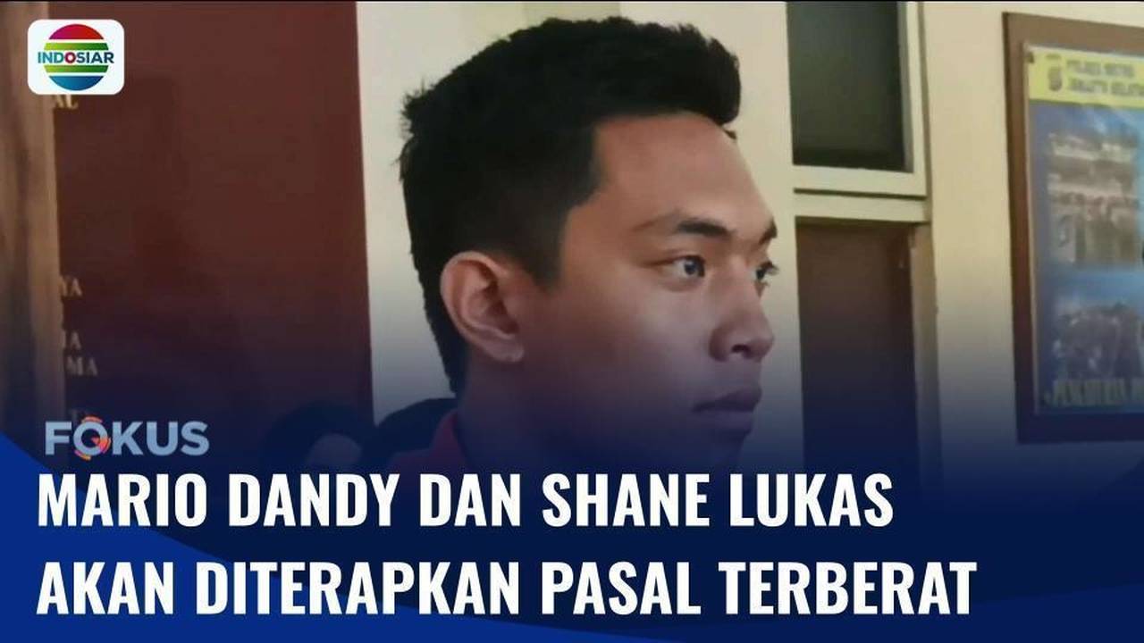 Polisi Akan Terapkan Pasal Terberat Kepada Mario Dandy dan Shane Lukas ...