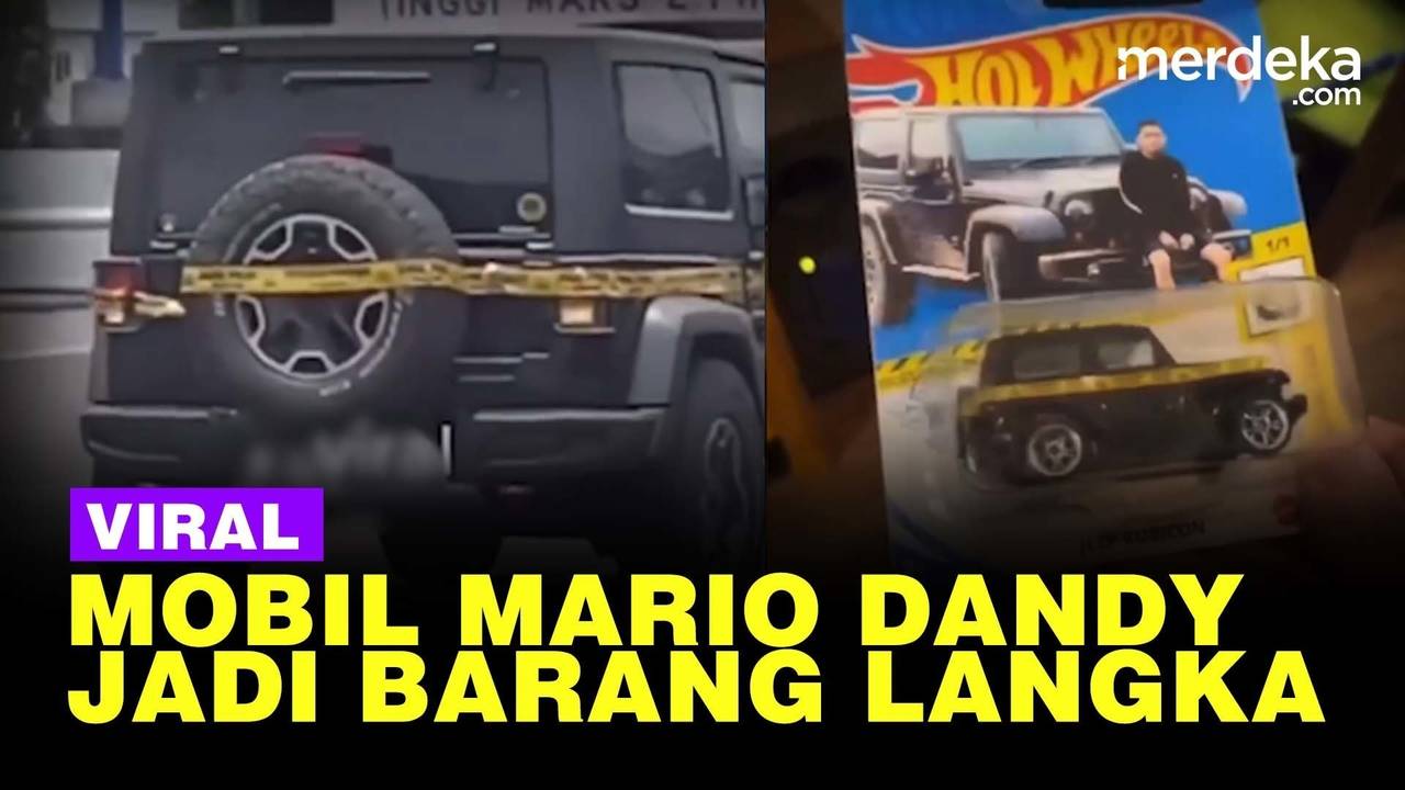 Viral, Mobil Mario Dandy jadi Mainan Hot Wheels Langka - merdeka