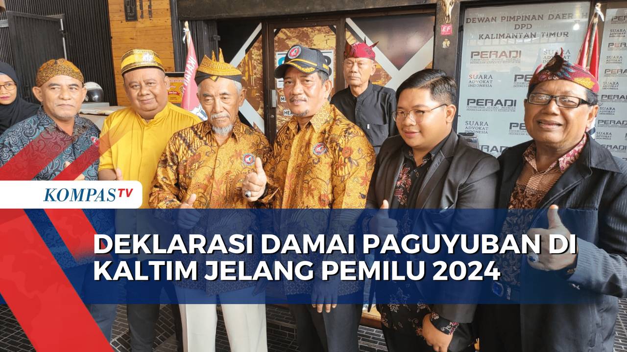 Deklarasi Damai Paguyuban Di Kaltim Jelang Pemilu 2024 - Kompas TV | Vidio