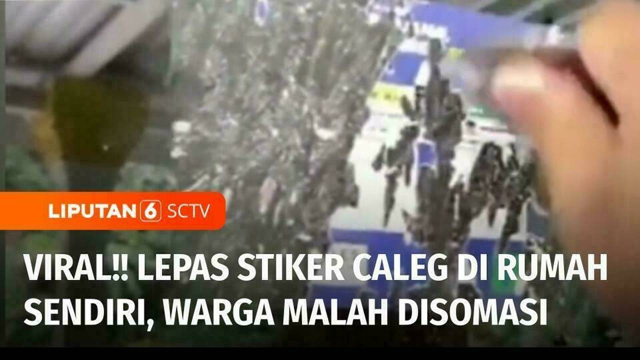 Viral!! Warga Lepas Stiker Kampanye di Rumahnya Berujung Disomasi ...