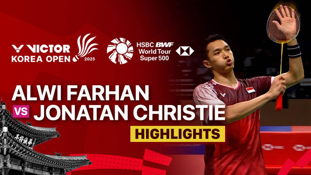 Alwi Farhan (INA) vs Jonatan Christie (INA) - Highlight | SUWON VICTOR ...