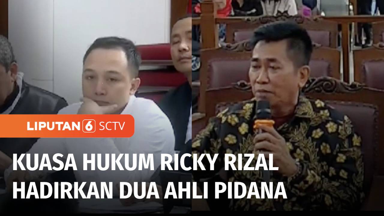 Live Report: Kuasa Hukum Ricky Rizal Hadirkan Dua Ahli Pidana ...