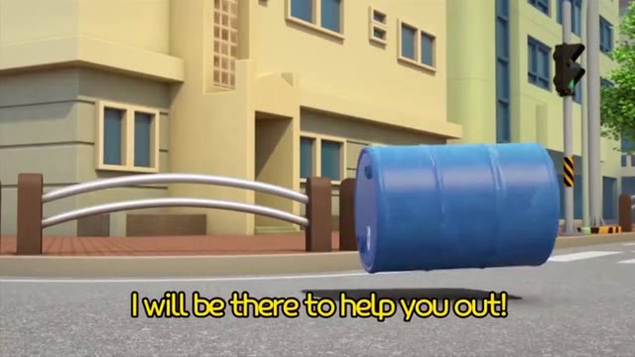 Tayo's Rescue Team Songs - Ep 03 - Police Car Pat! Let's Go! (2022) | Vidio