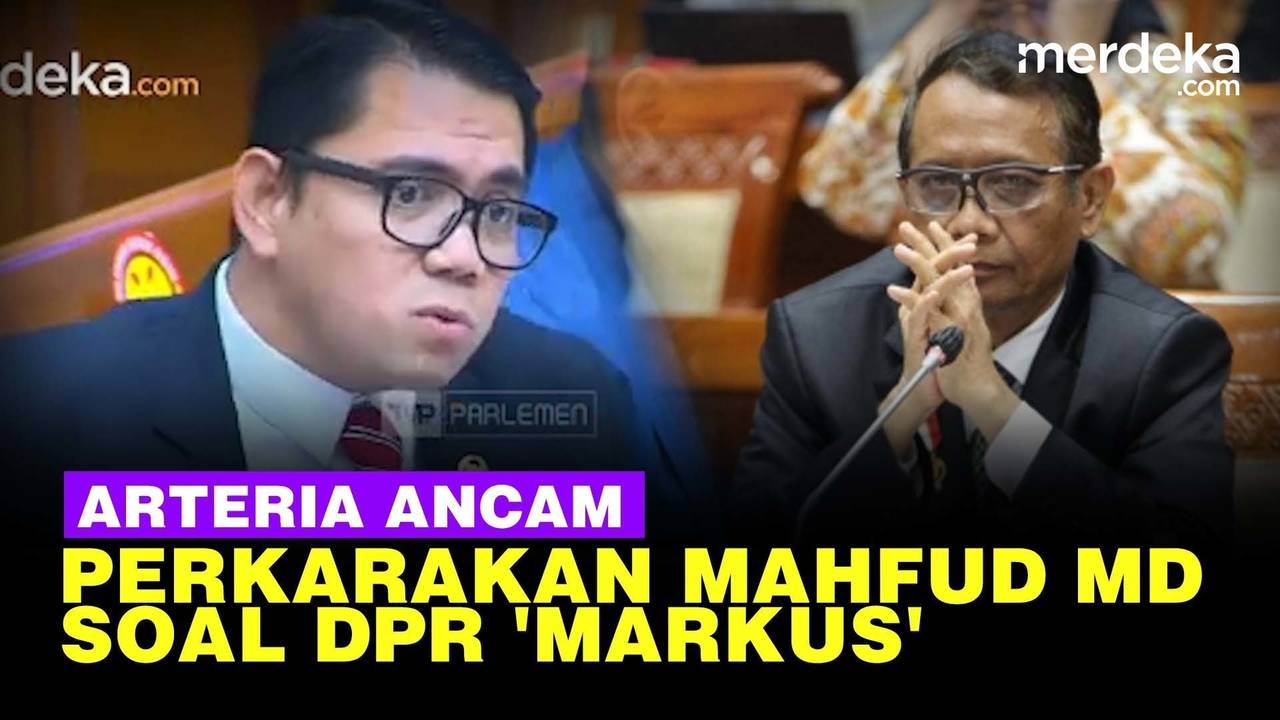Arteria ke Mahfud soal DPR 'Markus': Saya Minta Cabut Atau Nanti Saya Perkarakan - merdeka | Vidio