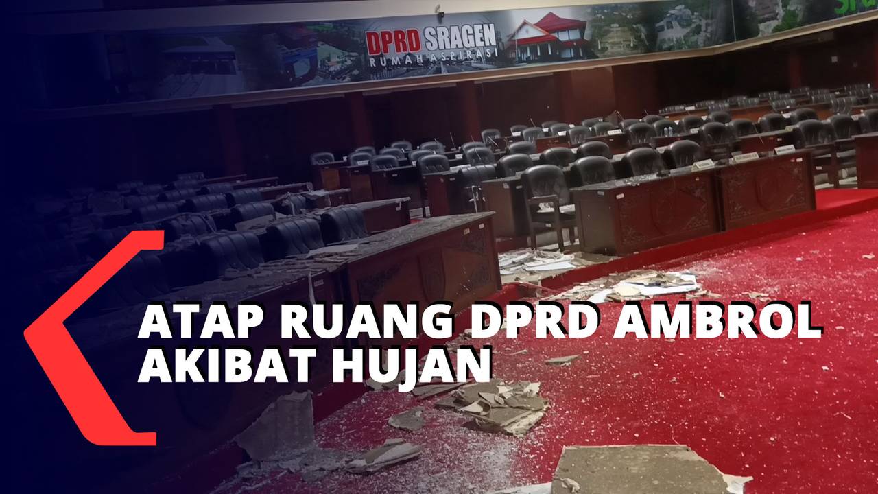 Atap Ruang Paripurna DPRD Ambrol - Kompas TV | Vidio