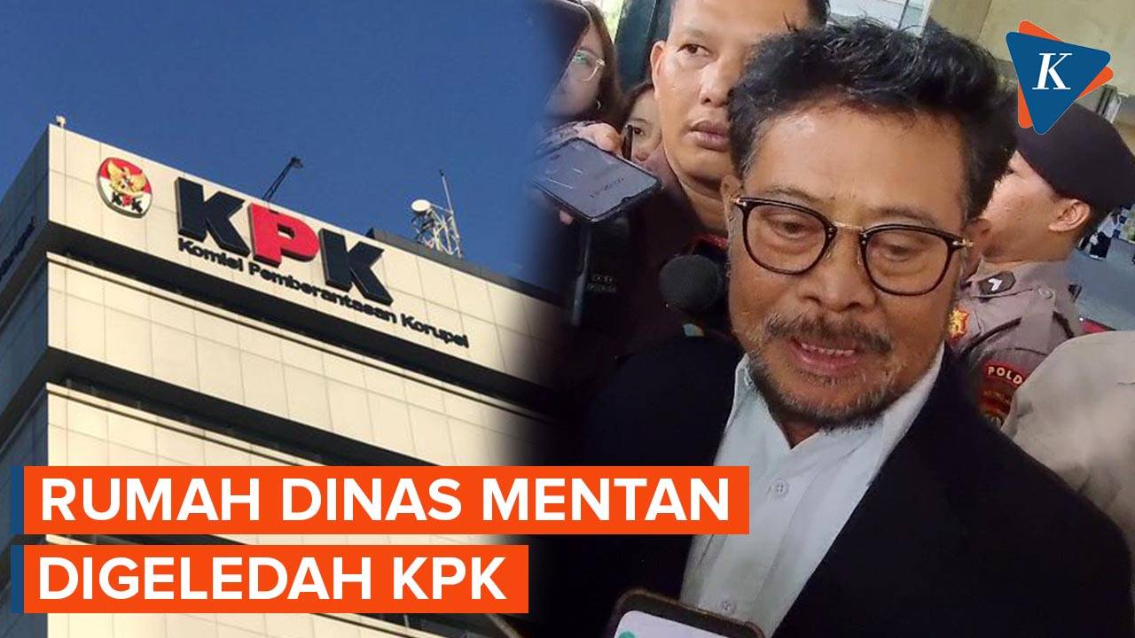 KPK Geledah Rumah Dinas Mentan Syahrul Yasin Limpo di Widya Chandra ...