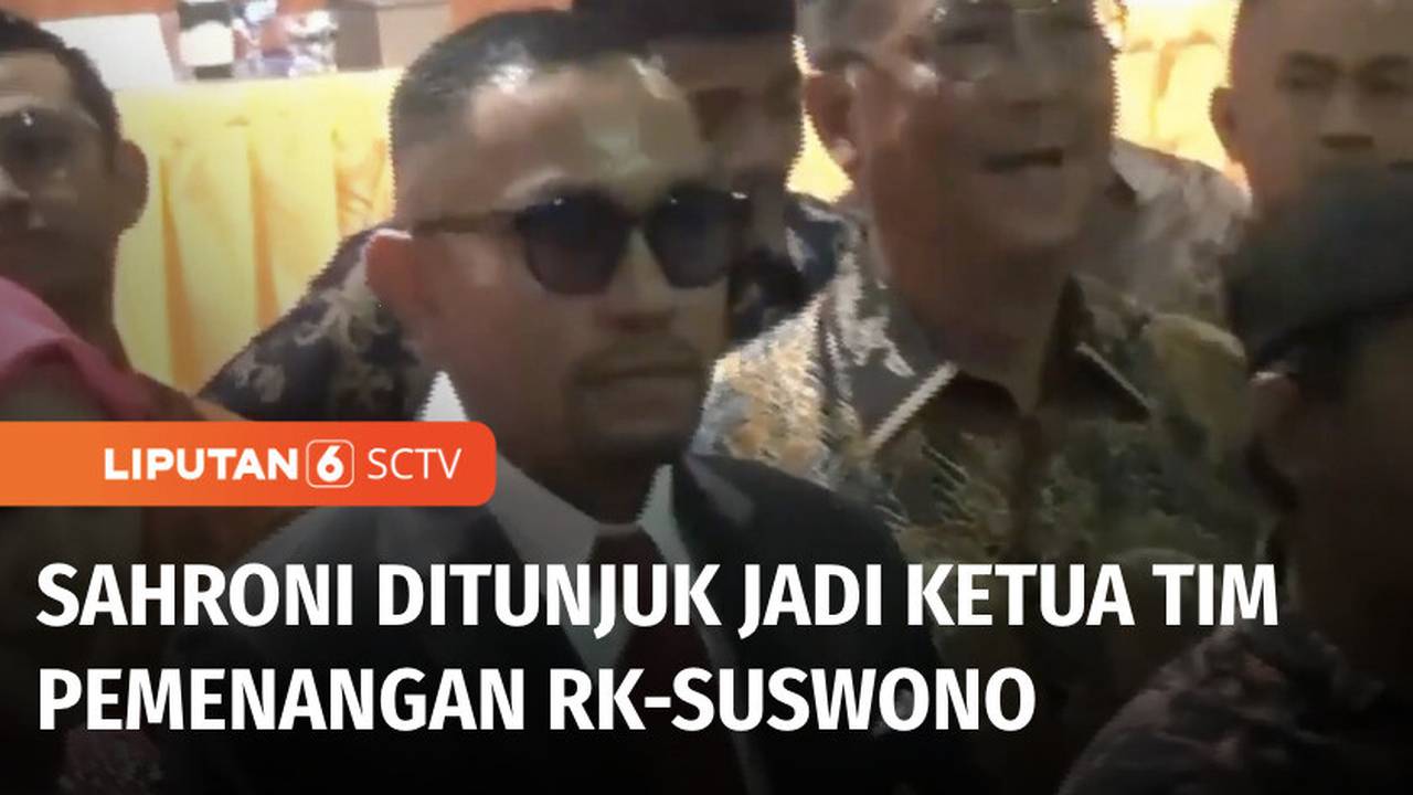 Ahmad Sahroni Ditunjuk Sebagai Ketua Tim Pemenangan RK-Suswono dalam Pilkada Jakarta | Liputan 6 ...