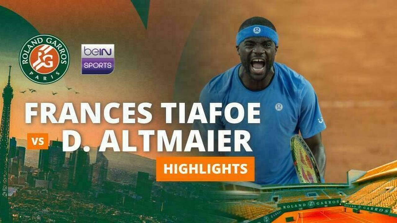 Frances Tiafoe vs Daniel Altmaier - Highlights | Roland Garros 2025