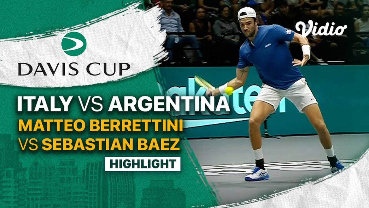 Highlights | Grup A: Italy vs Argentina | Matteo Berrettini vs ...