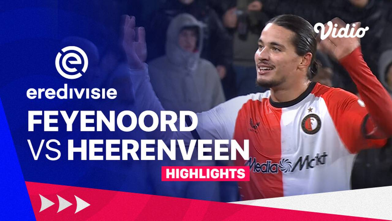 Feyenoord vs Heerenveen - Highlights | Eredivisie 24/25 | Vidio