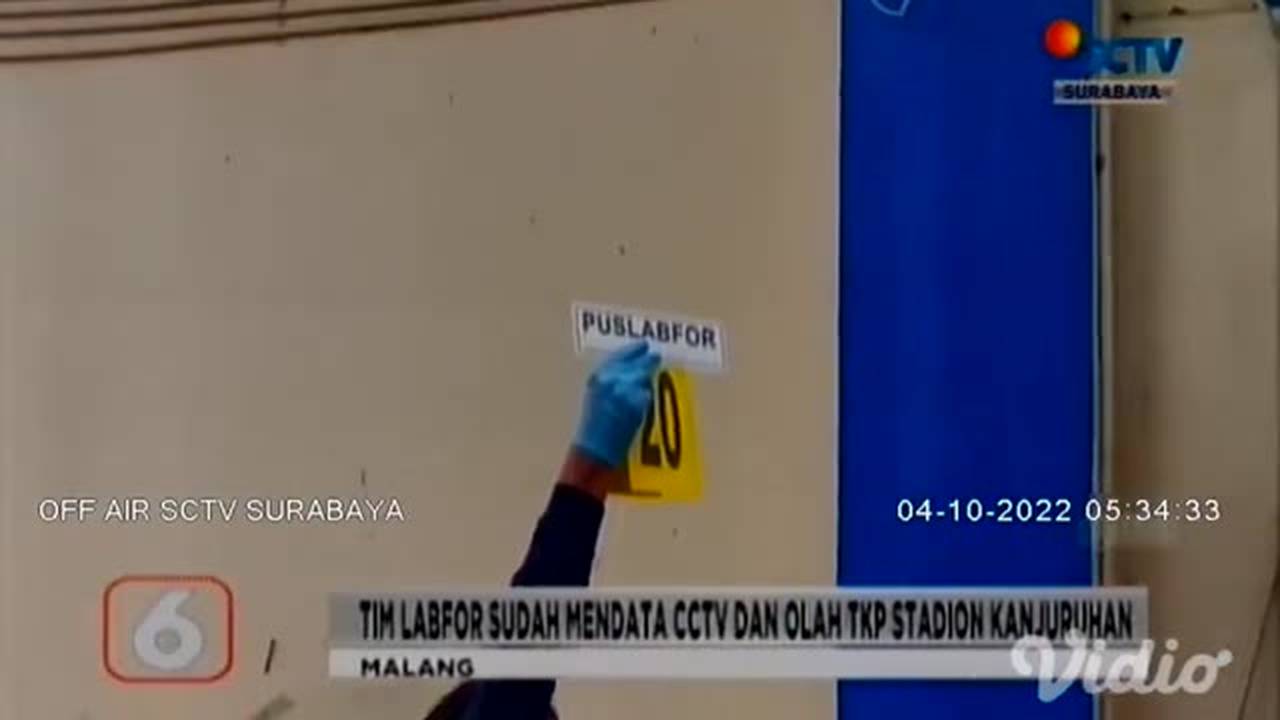 Pendataan CCTV dan Olah TKP Stadion Kanjuruhan - SCTV Regional | Vidio