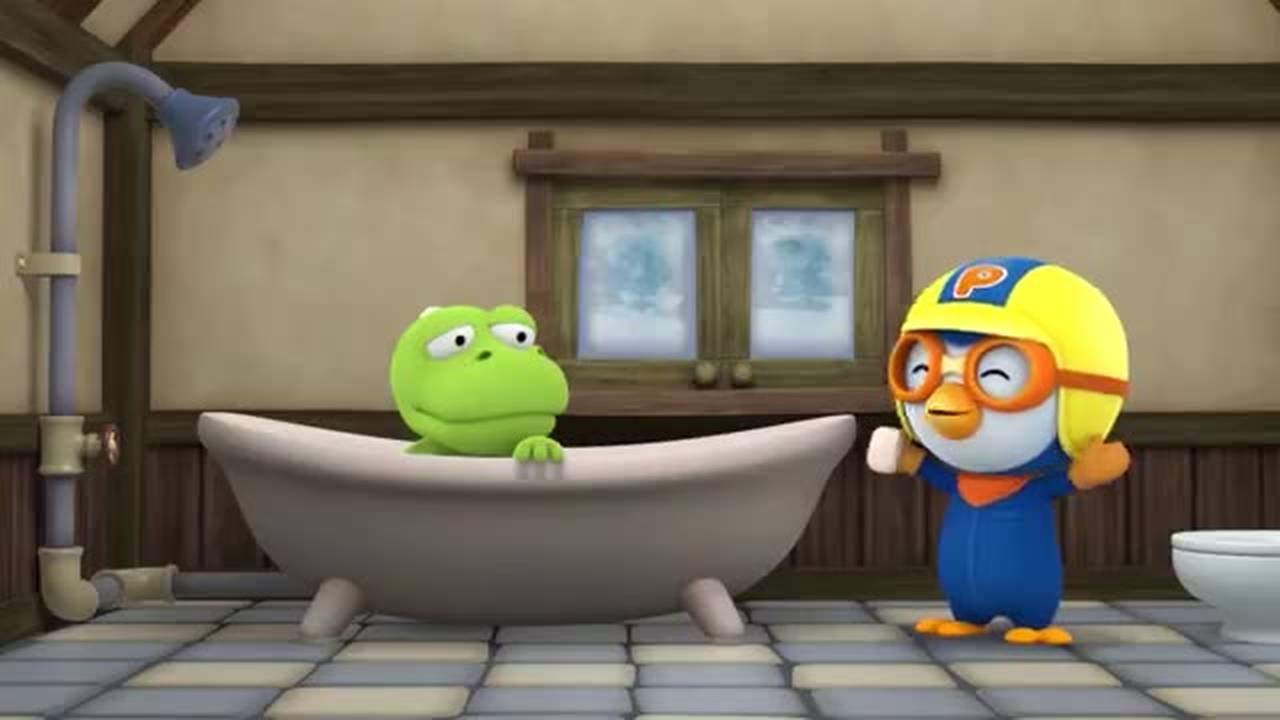 A Day of Pororo - Ep 05 - Bathing time (2022) | Vidio