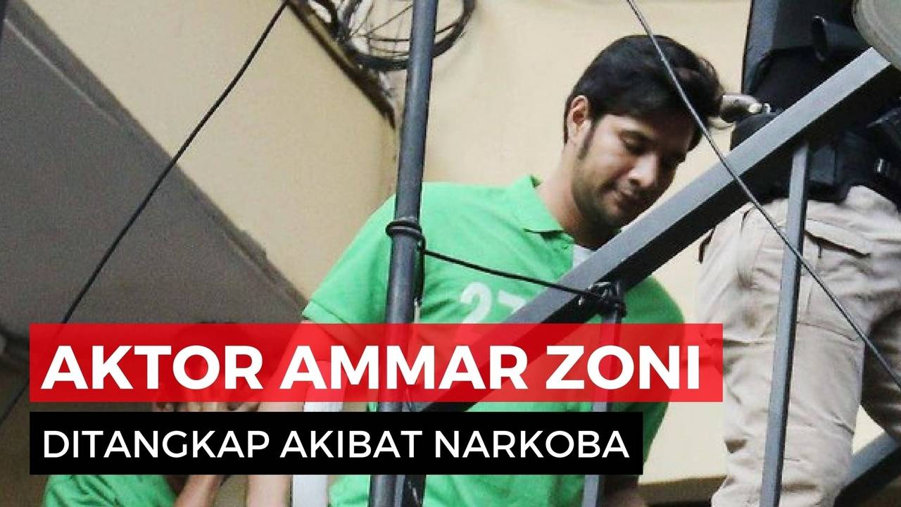 Aktor Ammar Zoni Ditangkap Karena Narkoba | Vidio
