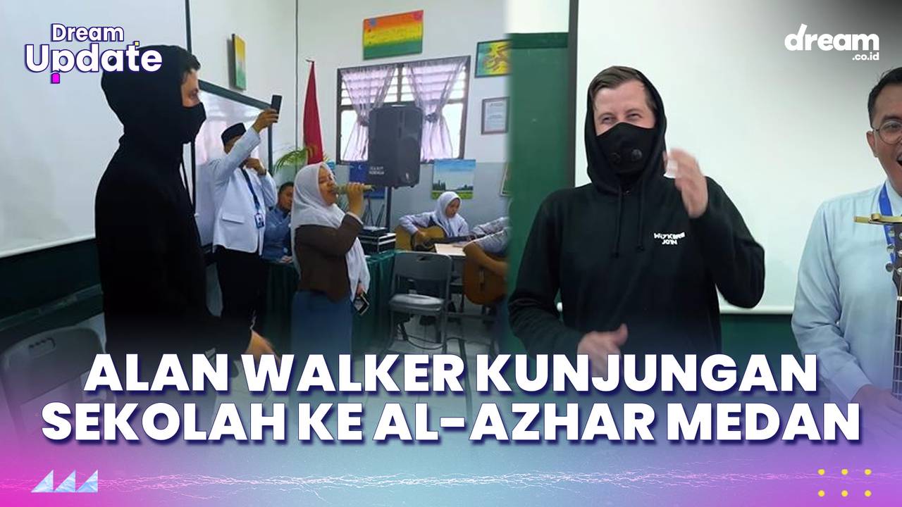 Alan Walker Kunjungan Sekolah ke Al-Azhar Medan | Vidio