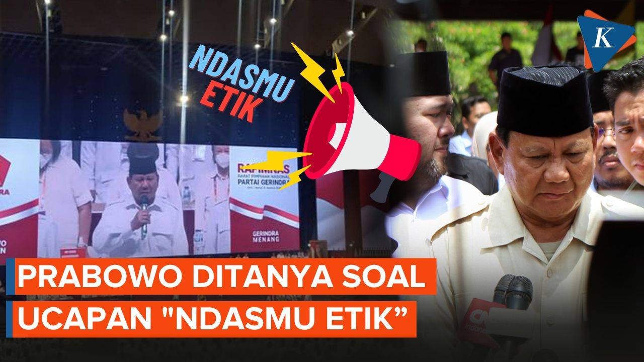 Ini Kata Prabowo soal Maksud Ucapannya 'Ndasmu Etik' - Kompascom | Vidio