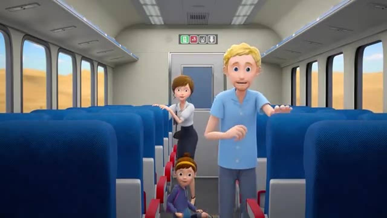 Pororo - Let's Go Pororo Rangers - Pororo Rangers! Catch the Evil Train ...