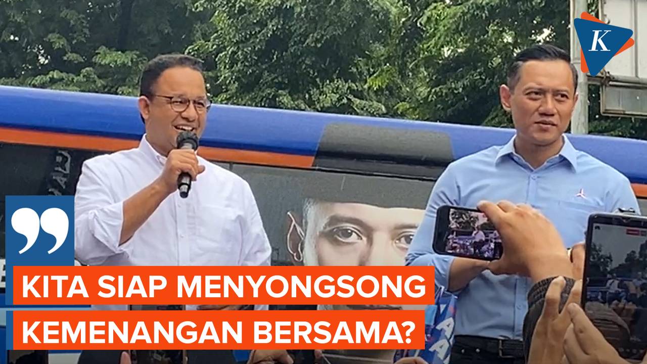 Bersama AHY, Anies Sapa Massa Demokrat - Kompascom | Vidio
